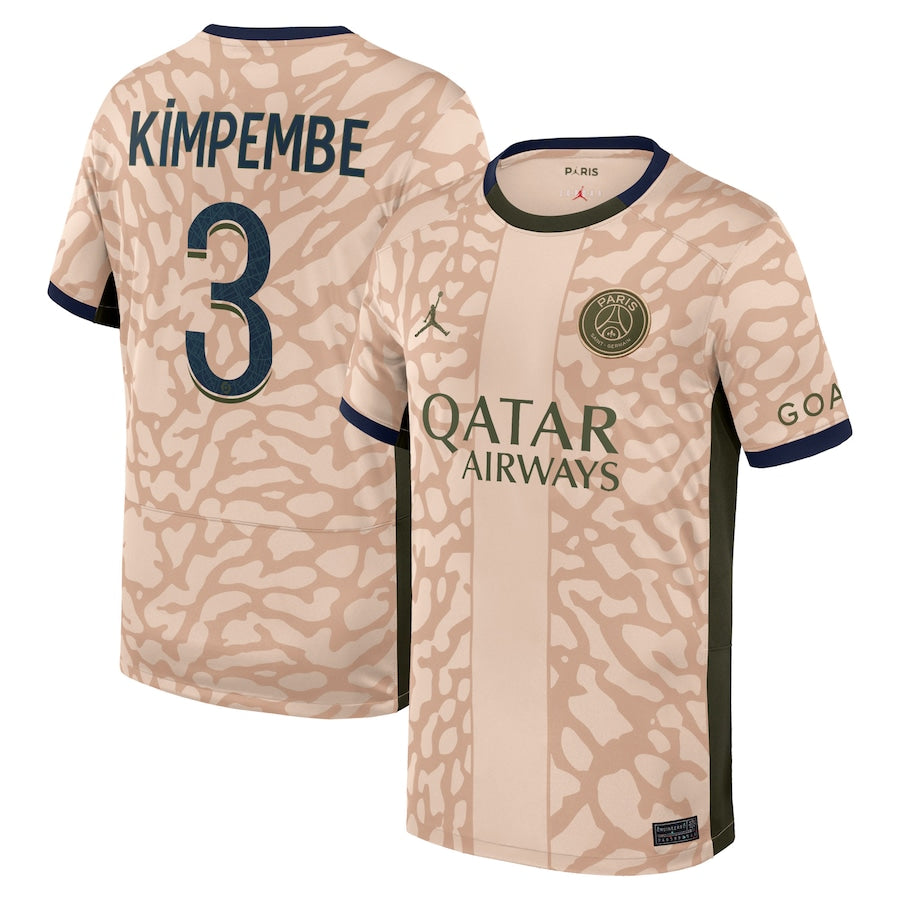 Presnel Kimpembe Paris Saint-Germain Jordan Brand 2023/24 Fourth Stadi