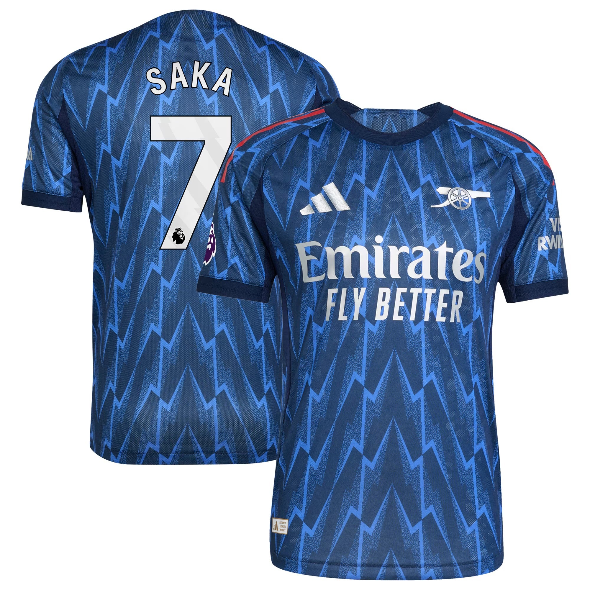Bukayo Saka 2025/26 Arsenal Away Player Jersey | adidas Authentic